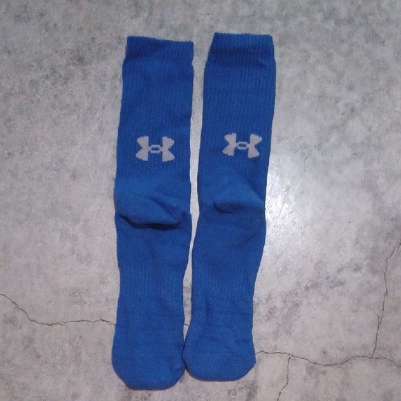 Under Armour | Underwear & Socks | New Under Armour Blue Crew Socks ...